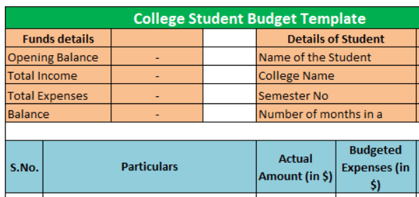 College Expenses Spreadsheet 8 Best Free Expense Tracker Templates For