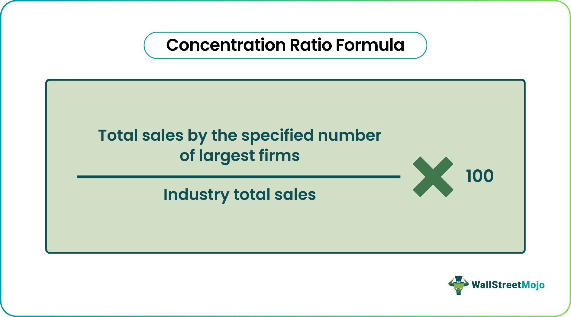 Concentration Ratio - Definition, Formula, Example, Four Firm