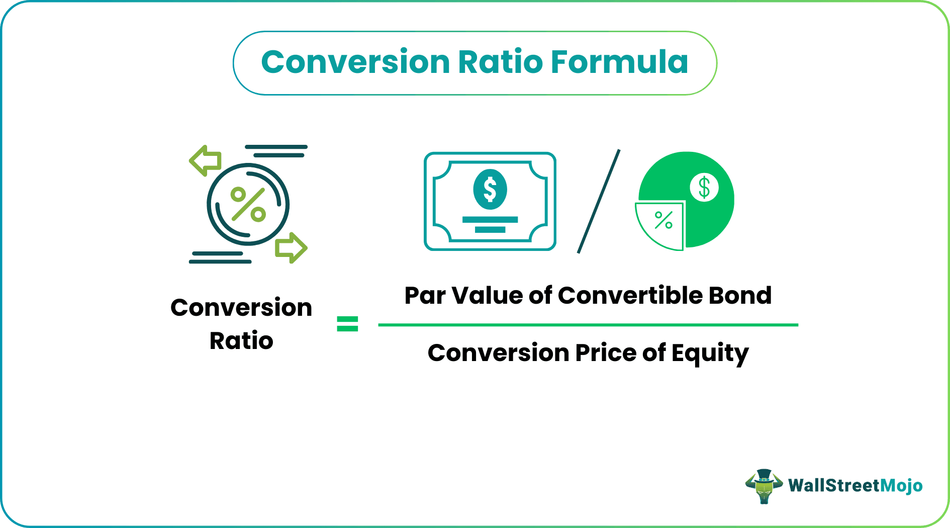 Conversion Ratio - Meaning, Formula, Share Calculation, Example