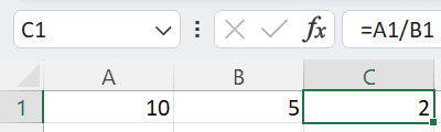 Excel Formula For Division - How To Use? Formula and Examples.