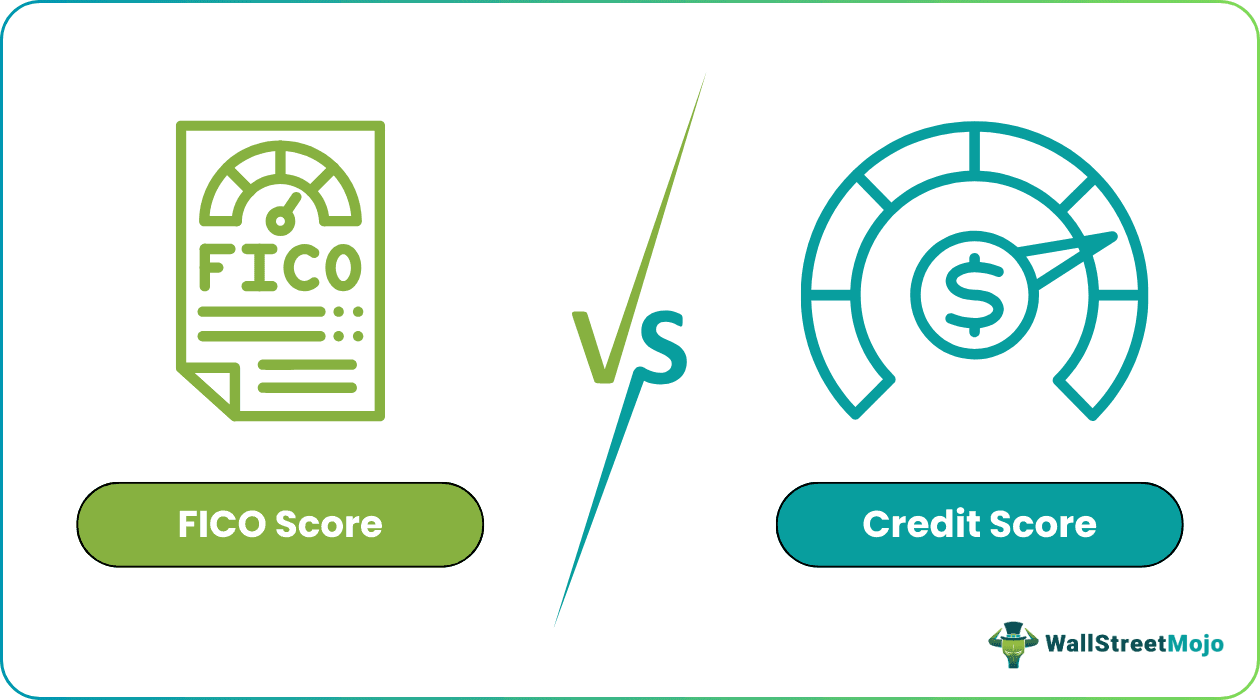 FICO Score vs Credit Score - Top 6 Differences & Similarities