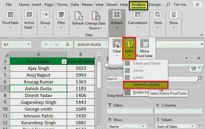How to Delete a Pivot Table? (Step by Step Guide to Remove Pivot Table)