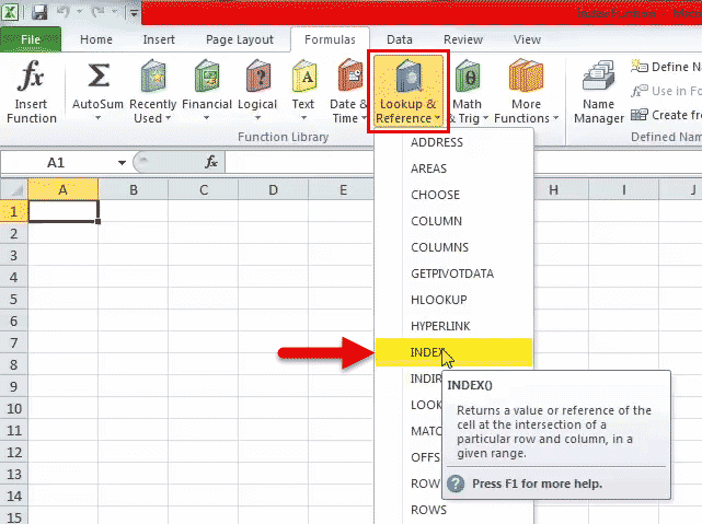 Index Function In Excel - Examples, Formula, How to Use?