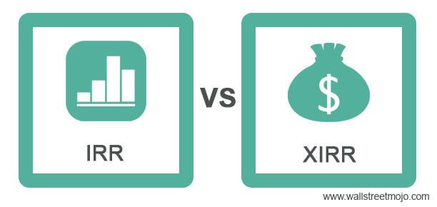 IRR vs XIRR - What Is It? Formulas, Differences and Comparison.