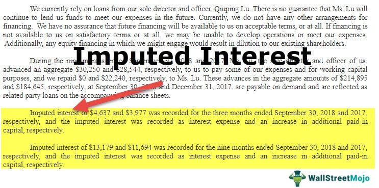 Imputed Interest - Examples, Reasons, How It Works?