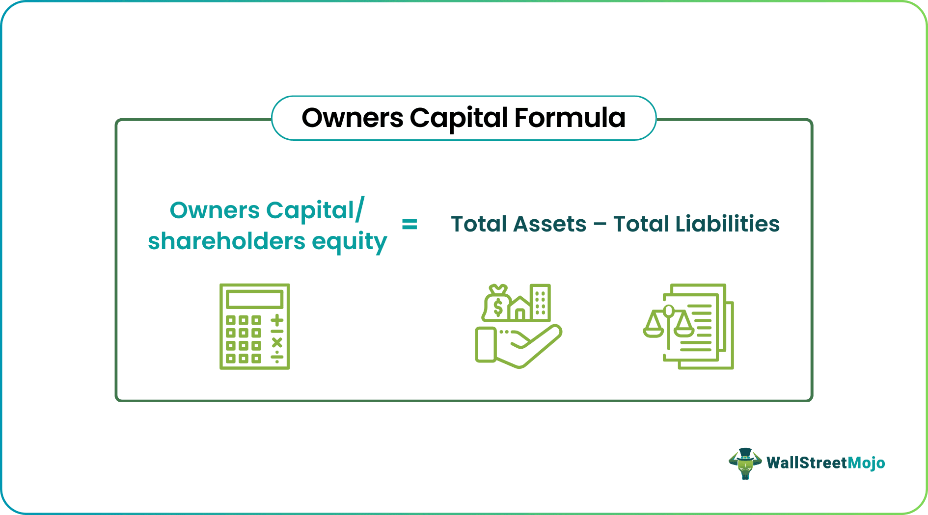 Owners Capital (Definition, Formula) | Step by Step Calculation