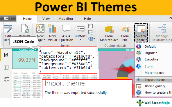 Power BI Themes | How to Design Power BI Themes with JSON?