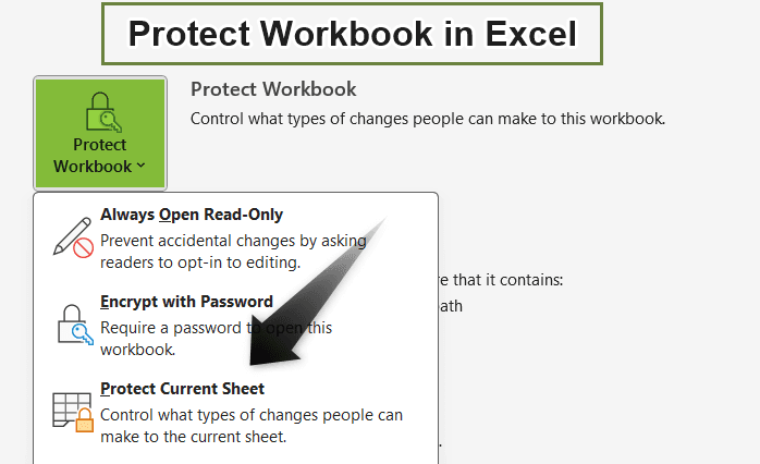 Protect Workbook In Excel - Protect Workbook With Password