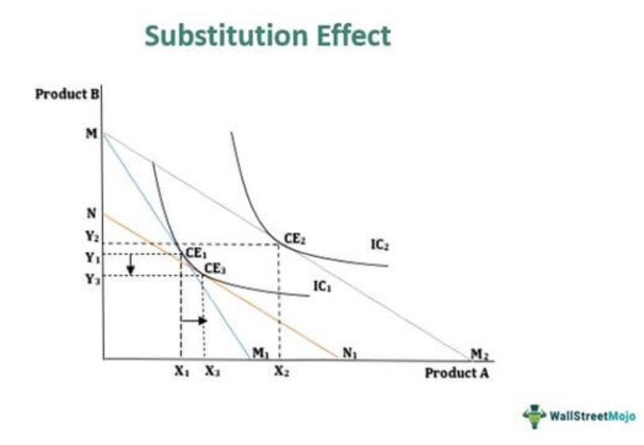 Substitution Effect - Definition, Economics, Examples, Graph