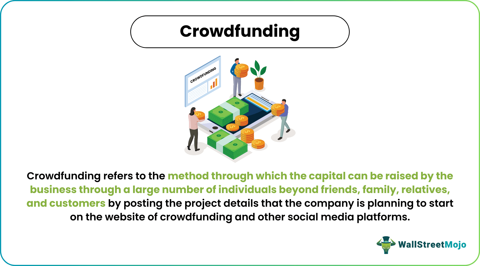 Crowdfunding - Meaning, Types, Example, Advantage